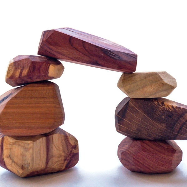 Wood Stones Balancing - Etsy