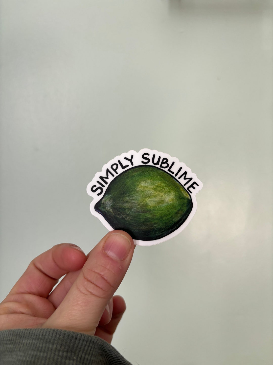 Simply Sublime Lime Sticker Decal - Etsy