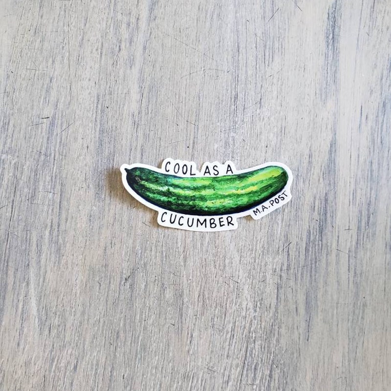 Cool as a Cucumber - Etsy