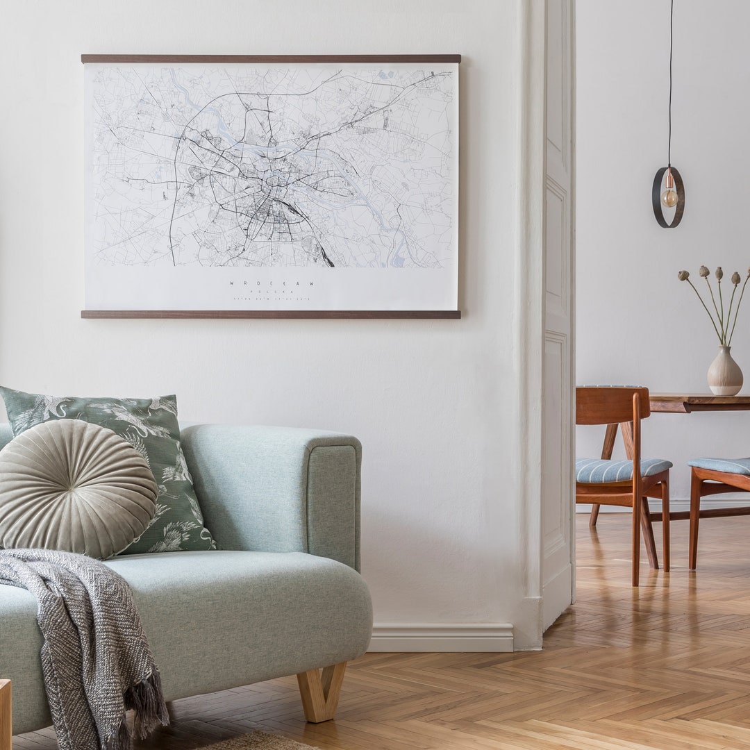 Map Hanger Frames, 50x32 Frame, Large Custom Frame, Panoramic Frame ...