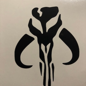 Star Wars Mandalorian Mythosaur Sigil Vinyl Decal & Sticker for Cars ...