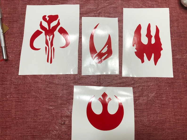 Star Wars Jedi Logo Vinyl Decal & Sticker for Cars, Trucks, Computers ...