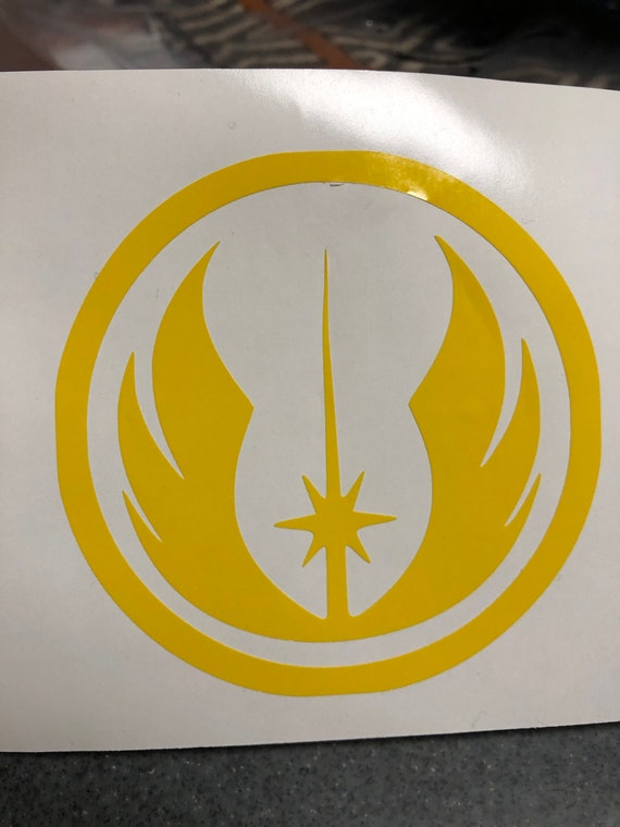 Star Wars Jedi Logo Vinyl Decal & Sticker for cars trucks | Etsy