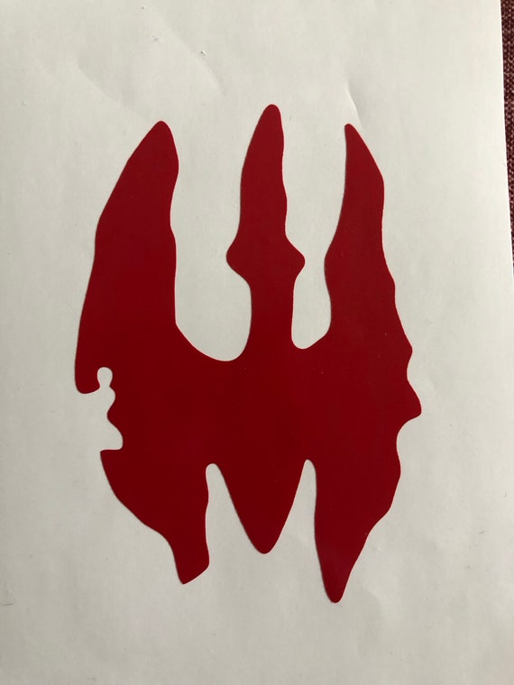 Star Wars Mandalorian Deathwatch Logo Vinyl Decal & Sticker - Etsy