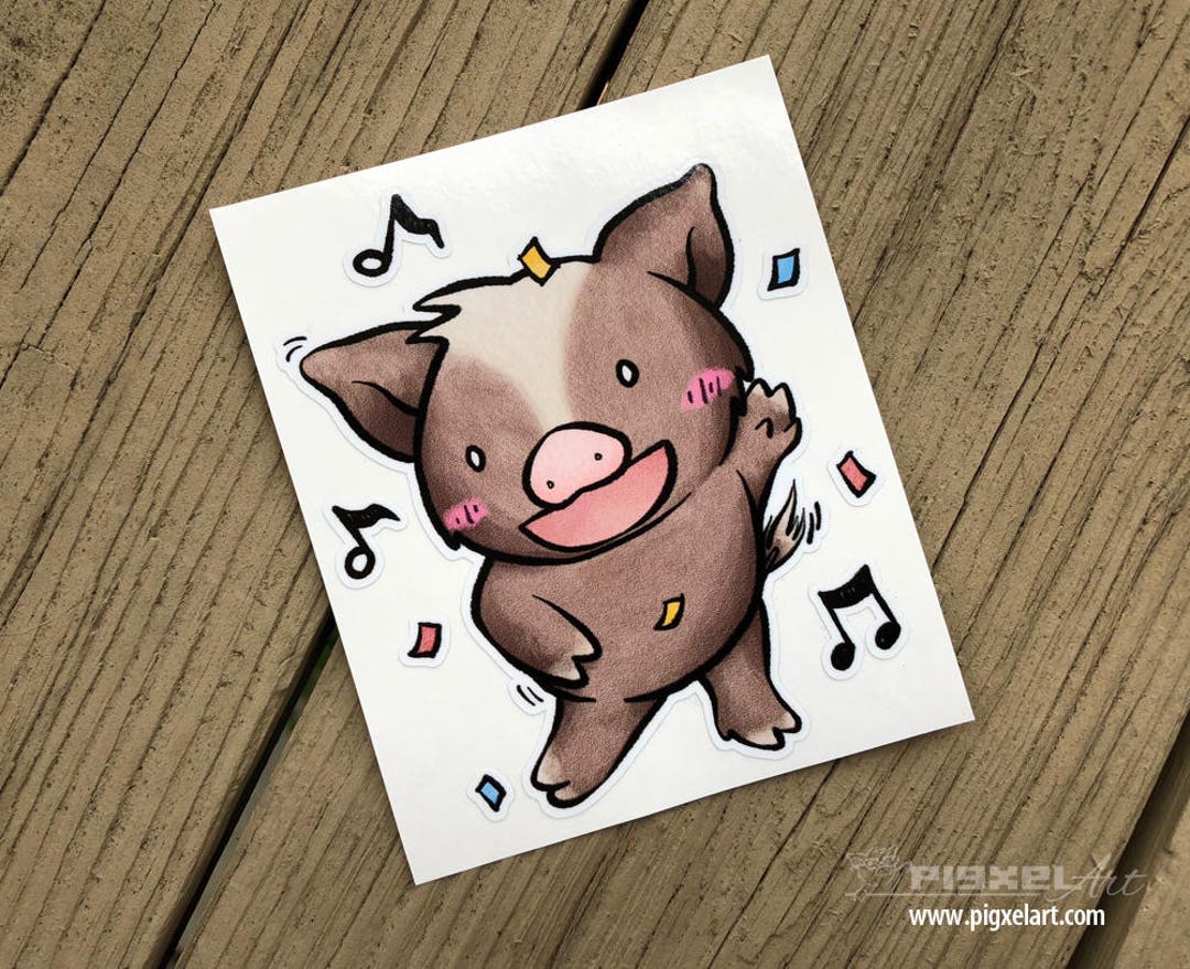 Cute Dancing Pig