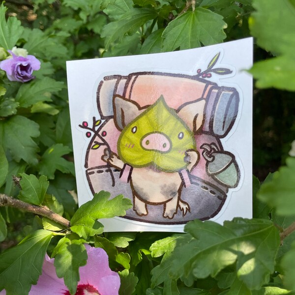 Cute Little Pig Japanese Kawaii Style Piggy Sticker Sheet - Etsy