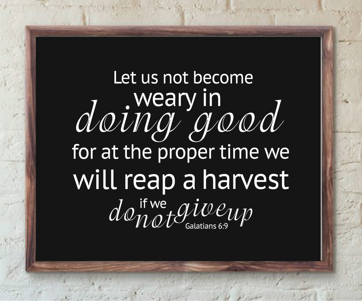 Galatians 6:9 Digital Print Bible Verse Art Print Printable Wall Decor ...