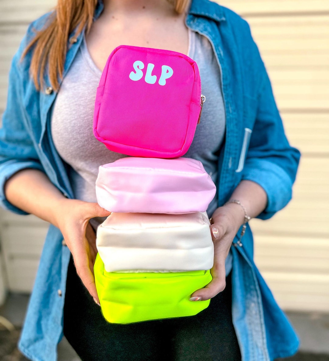 Mini Nylon Bag, Nylon Pouch, Teen Gift, Personalized Gift, Makeup Bag ...