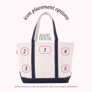 Customizable Canvas Tote Bag, Personality Tote, Icon, Travel Bag ...