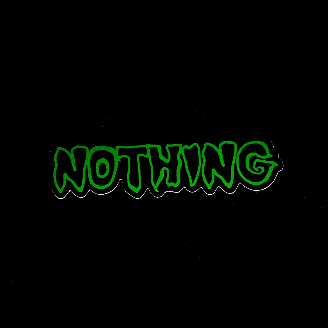 Nothing Sticker - Etsy