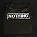 NOTHING Goth Handmade Silkscreened Tote Bag - Etsy