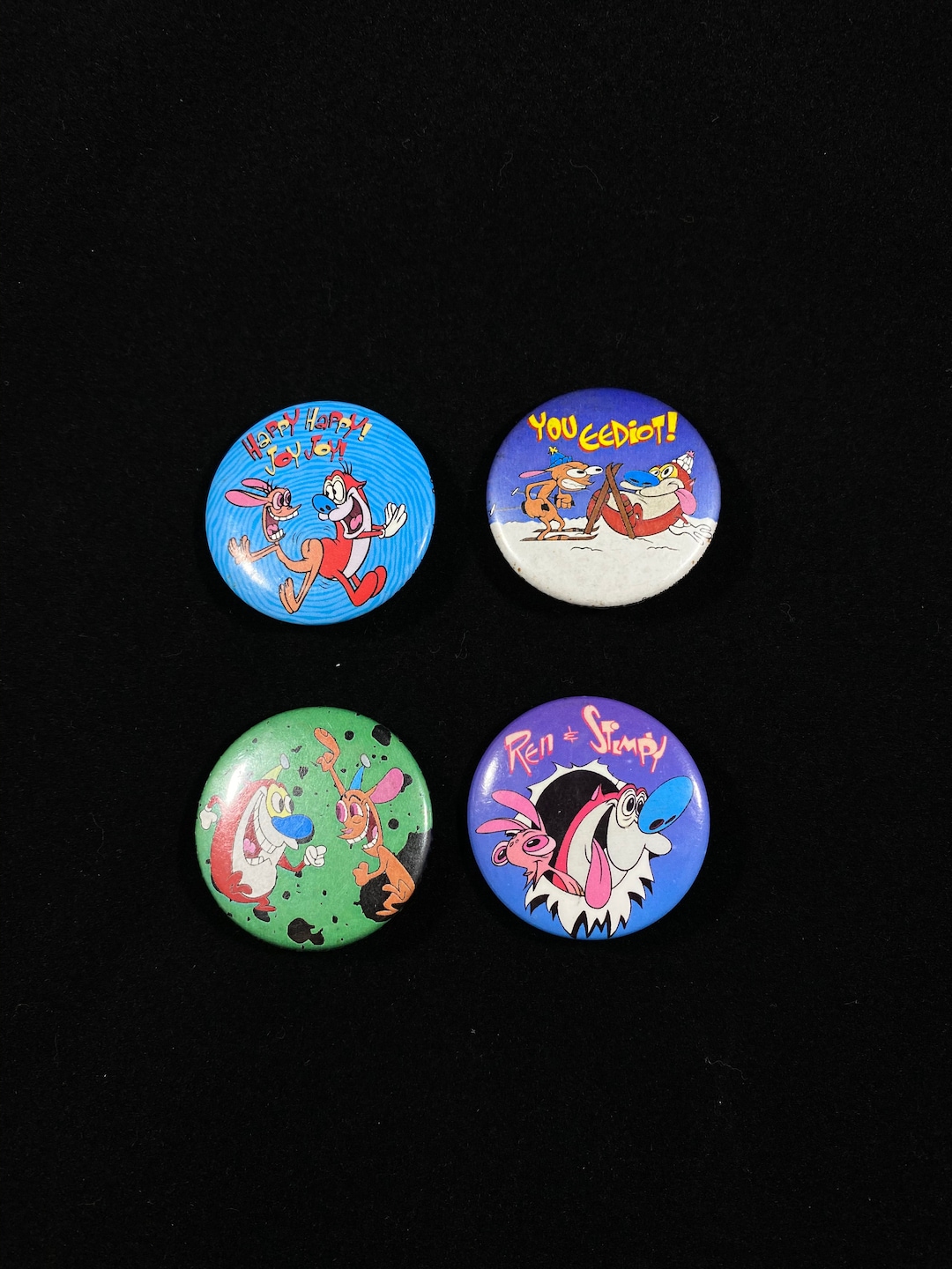 Ren & Stimpy Vintage Licensed Lapel Pin Button - Etsy