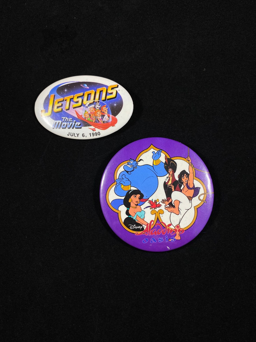 Jetsons & Aladdin Vintage Licensed Lapel Pin Button - Etsy