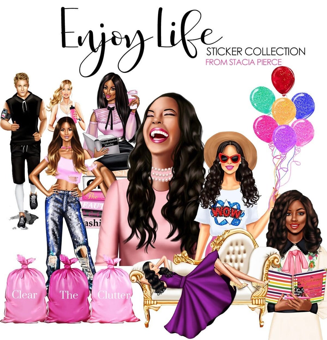 Enjoy Life Sticker Collection - Etsy