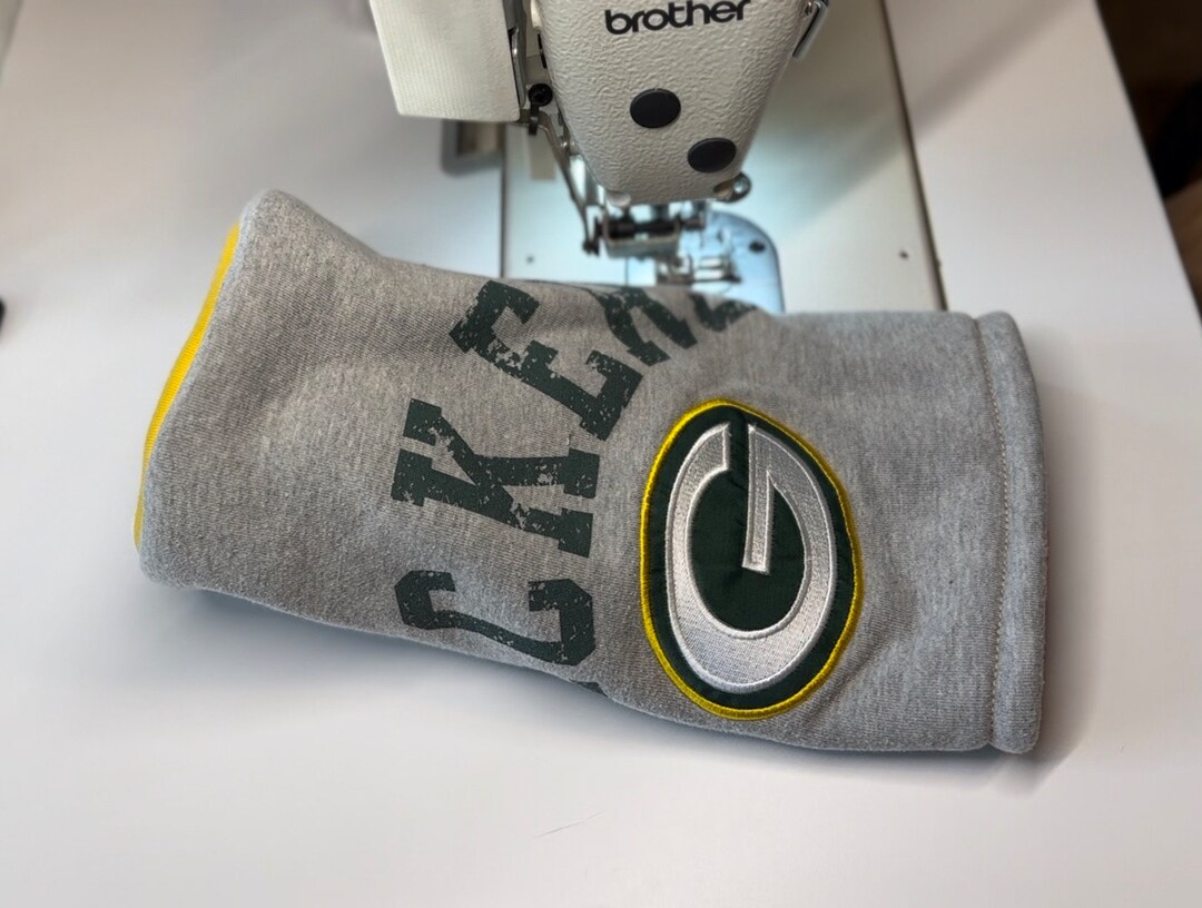 One of a Kind Golf Headcover Made From Repurposed Sweatshirt. Green Bay ...