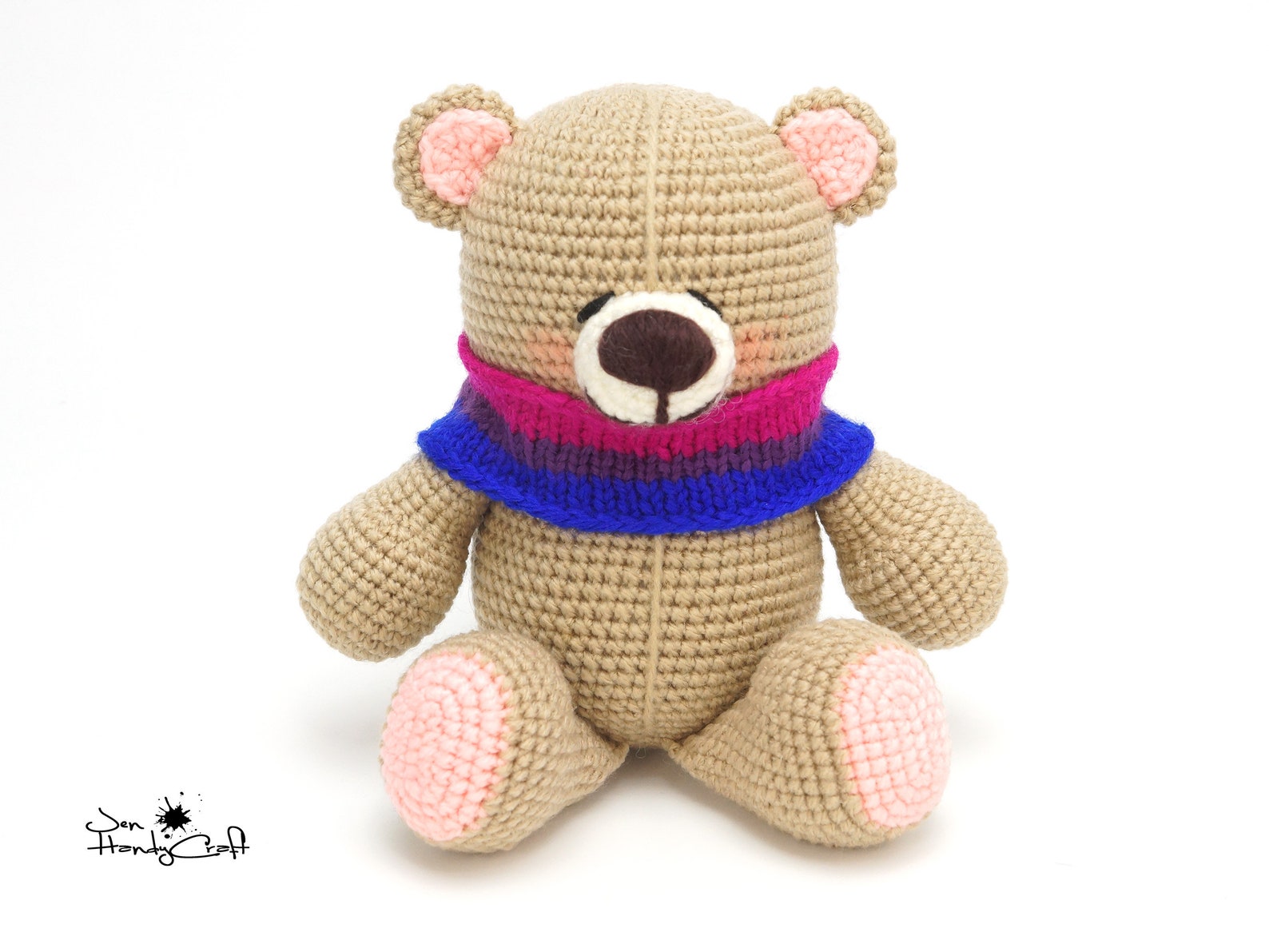 Stuffed Teddy Bear With LGBT Pride Flag Scarf Gay Lesbian - Etsy