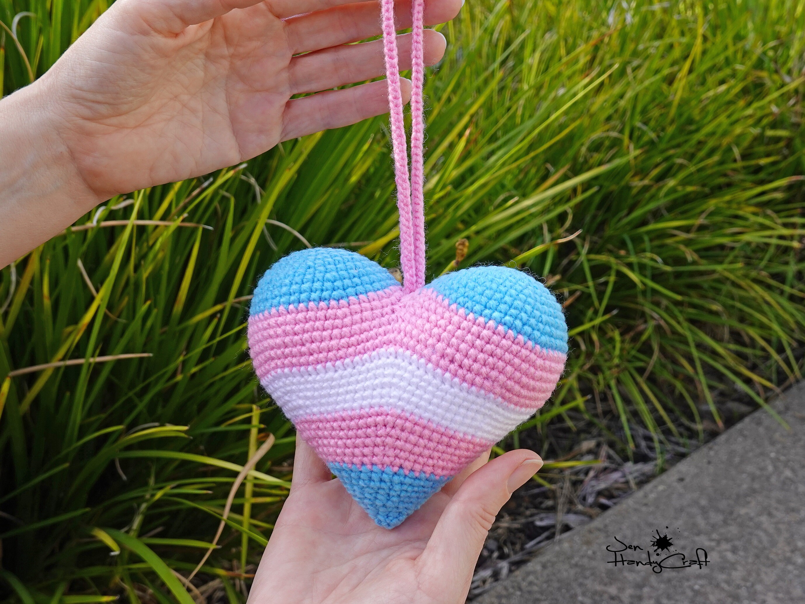 Transgender Pride Heart LGBTQ Pride Heart Ornament Pride | Etsy