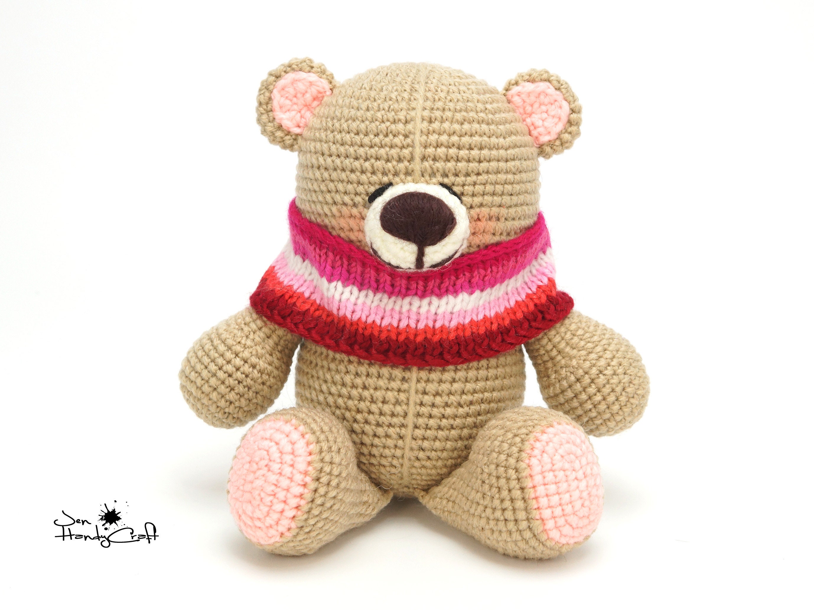 Stuffed Teddy Bear With LGBT Pride Flag Scarf Gay Lesbian | Etsy