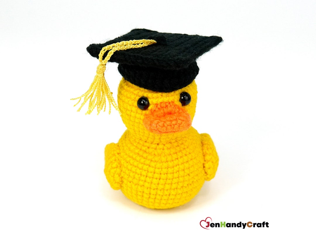 Graduation Rubber Ducky Plushie With Square Academic Cap: Graduation ...
