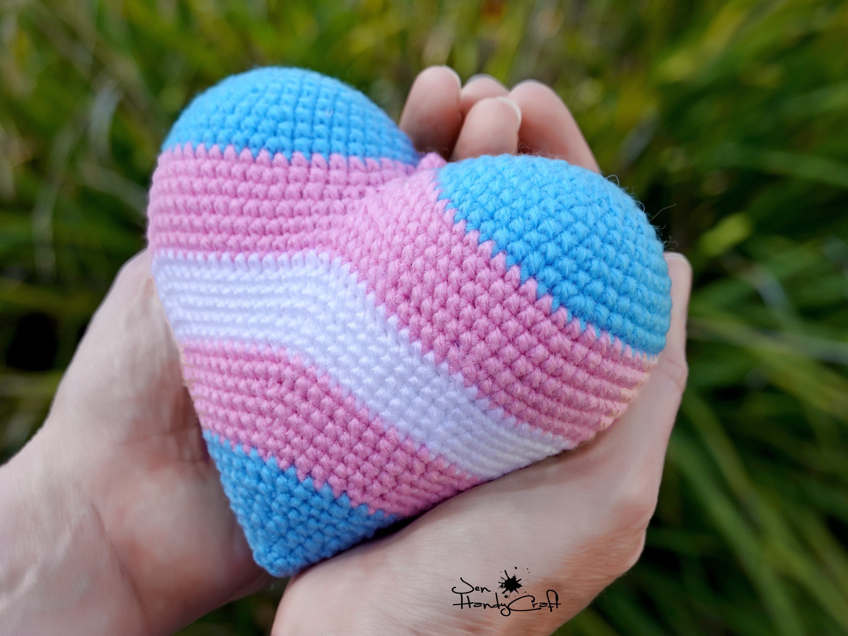 Transgender Pride Heart LGBTQ Pride Heart Ornament Pride | Etsy