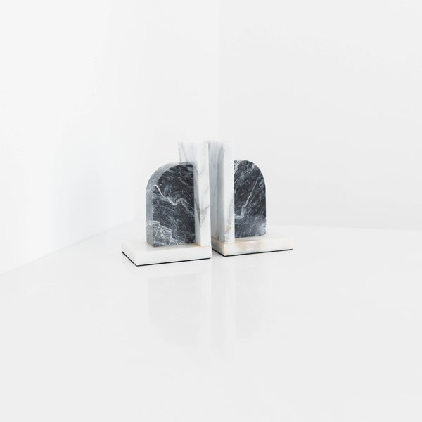 Marble Bookends - Etsy