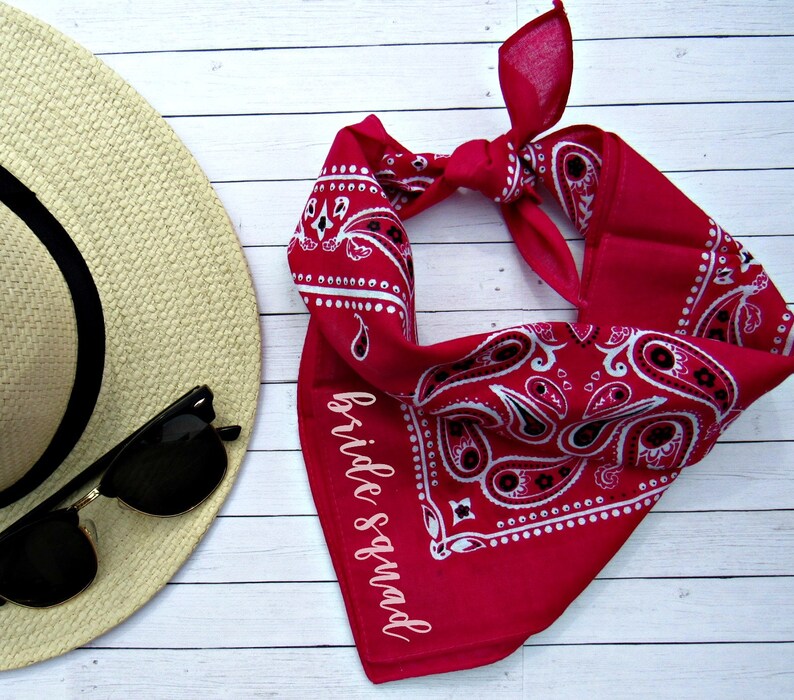 Custom bandana personalized bandana bandana bride bandana | Etsy