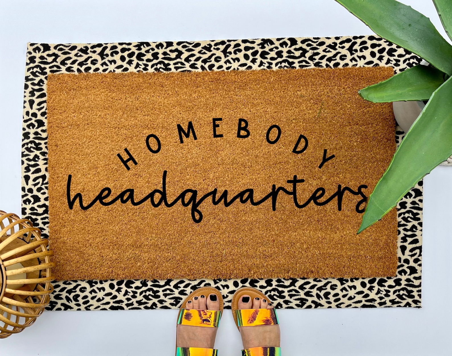 Homebody Headquarters Doormat, Introvert Welcome Mat for Cozy Front ...