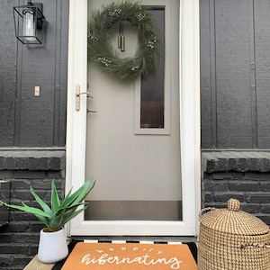 Homebody Coir Doormat, Colorful Boho Decor for Your Front Porch Entry ...