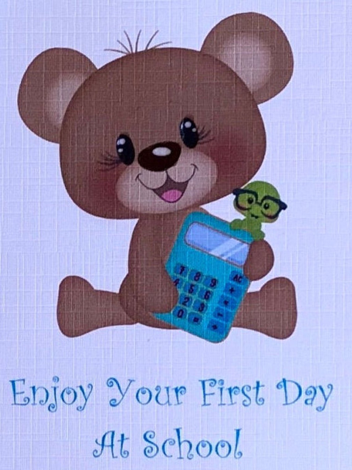 First Day at School Card Handmade Back to School Card | Etsy