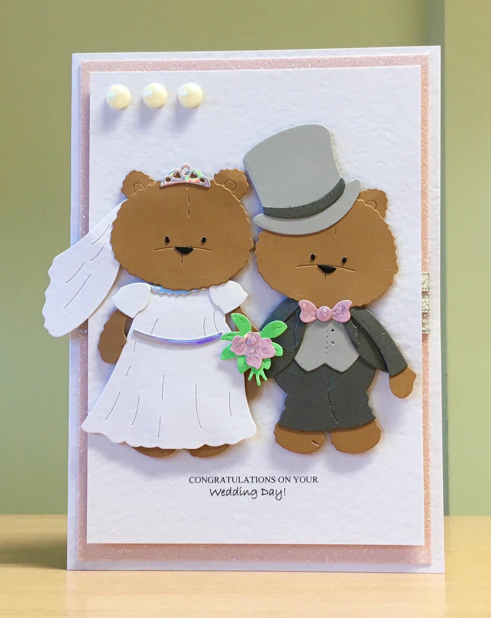 Handmade Wedding Congratulations Cards