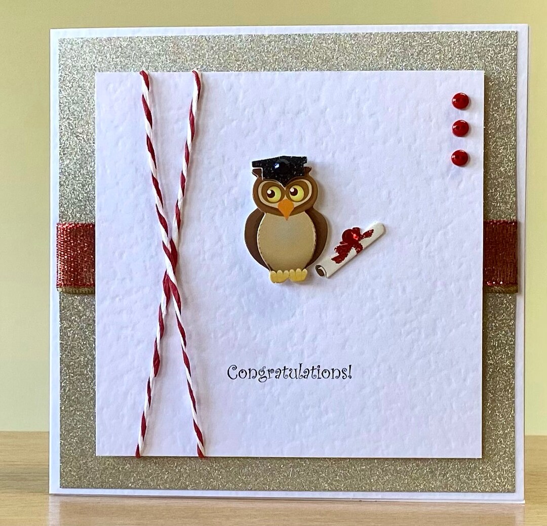 Graduation Card, Handmade Cute Graduation Card Handmade Card for ...