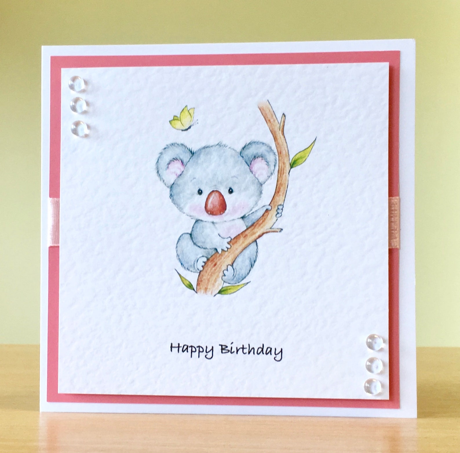 Birthday Card Cute Koala Bear / Panda Birthday Card For | Etsy