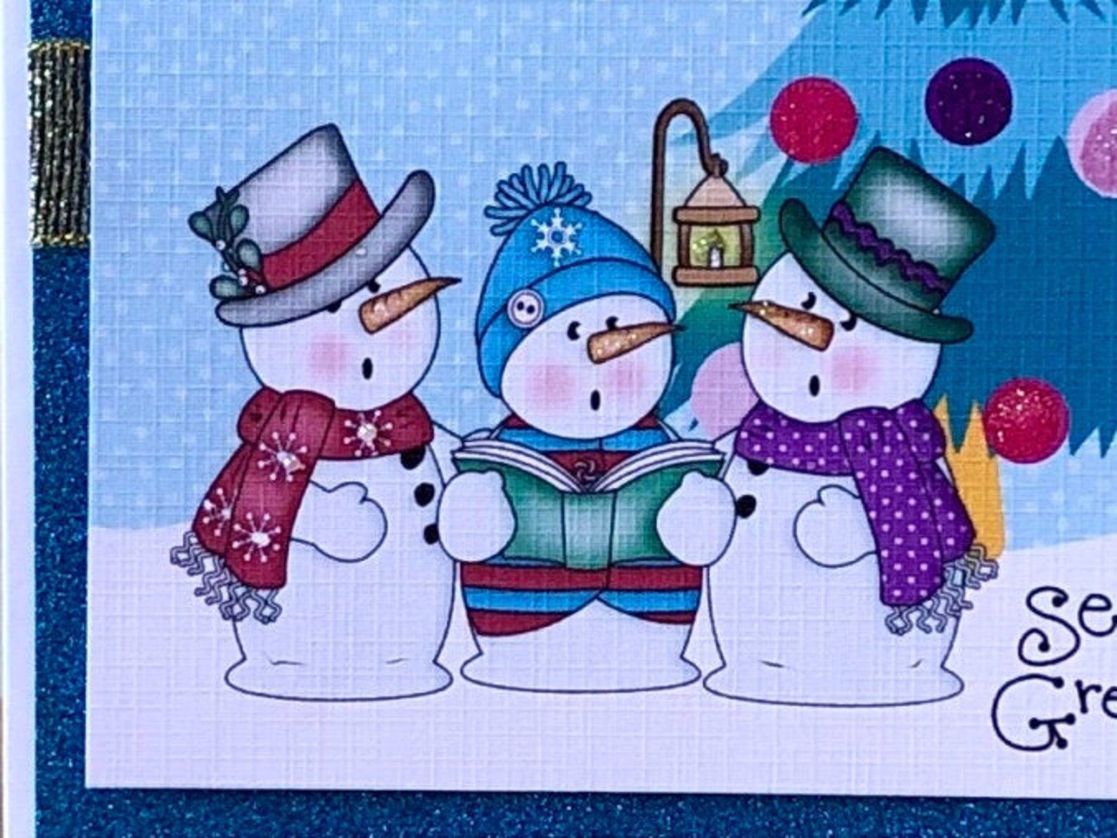 Christmas Card Handmade Cute Christmas Card Children / Men/ - Etsy