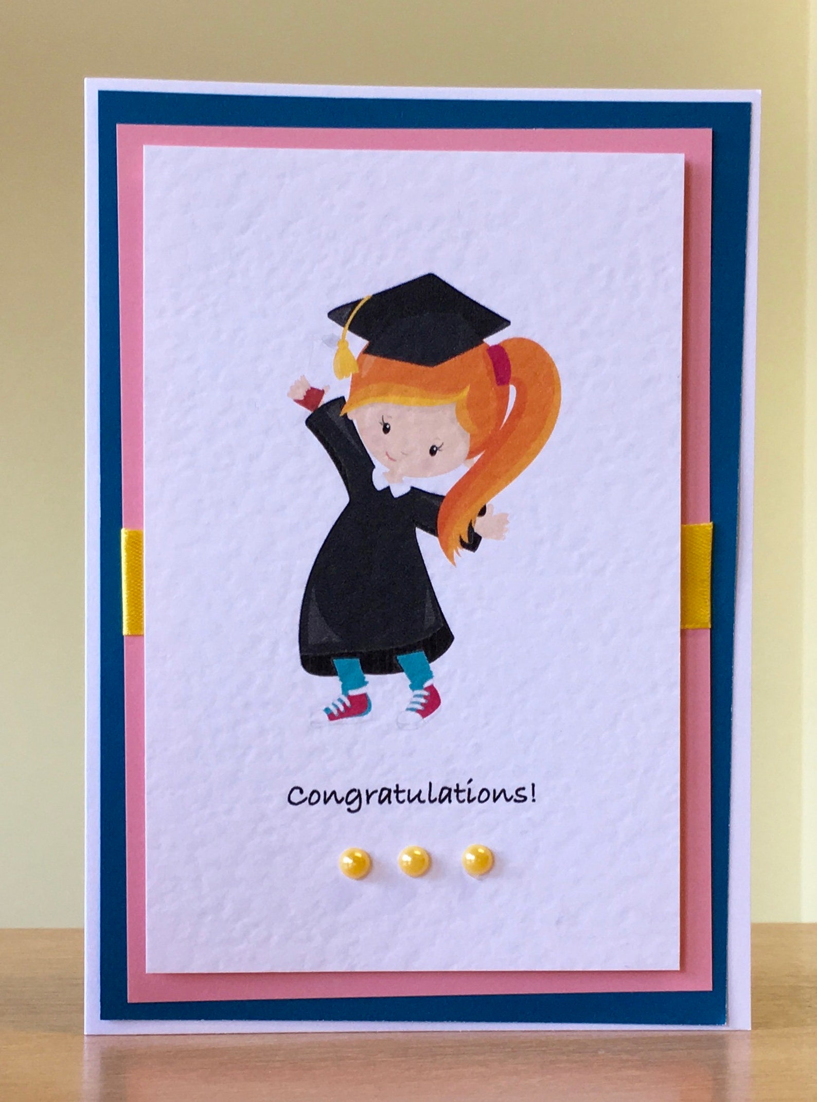Graduation Card Handmade Graduation Card for Girls / Boys / - Etsy