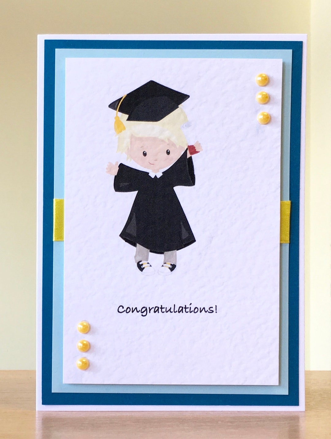 Graduation Card Handmade Graduation Card for Girls / Boys / - Etsy