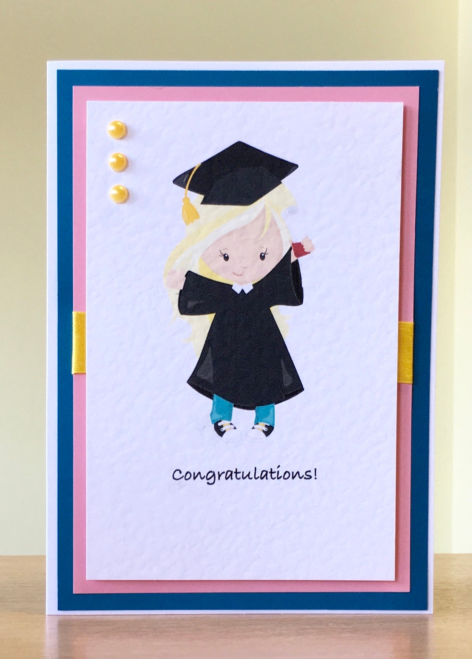 Graduation Card Handmade Graduation Card for Girls / Boys / - Etsy