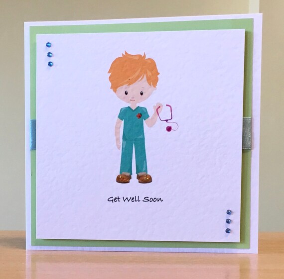 Cute Get Well Soon Cartoon Girls