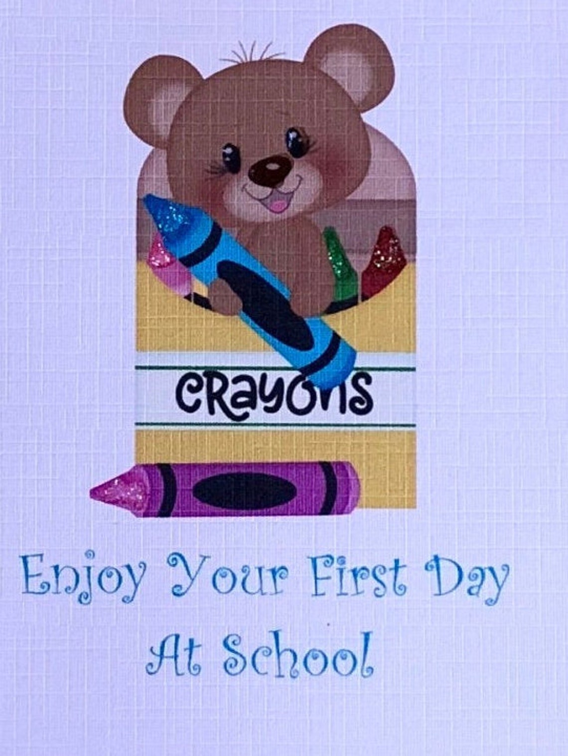 First Day at School Card Handmade Back to School Card | Etsy