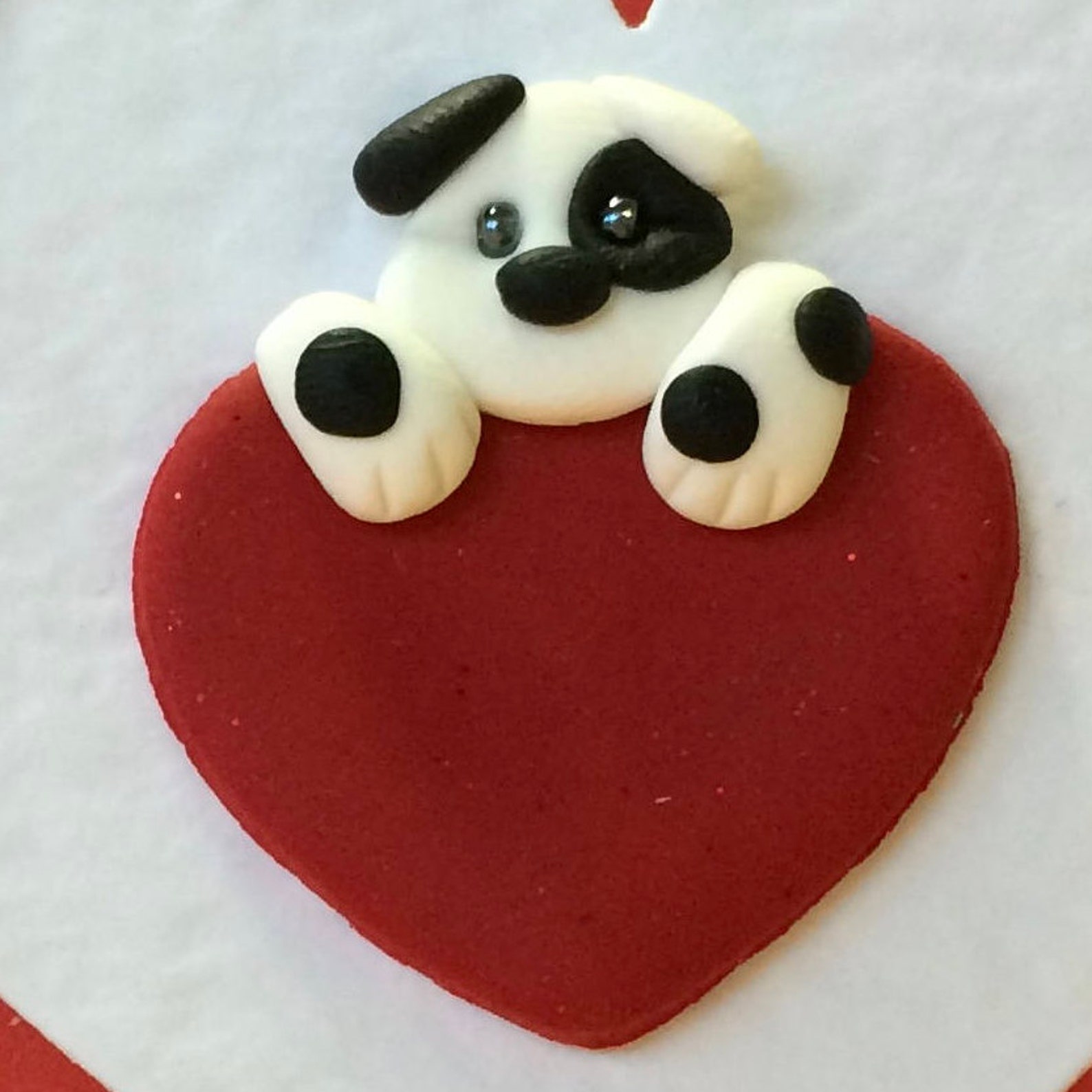 Valentines Card Handmade Cute Dog / Puppy Valentine Card - Etsy