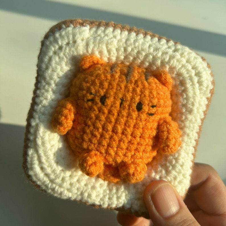 Cat Pattern/cat Amigurumi Pattern/cat Crochet Pattern/cat in the Bread ...