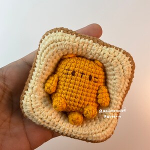 Cat Pattern/cat Amigurumi Pattern/cat Crochet Pattern/cat in the Bread ...