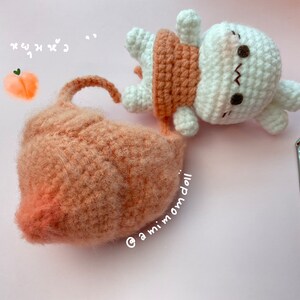 Bunny Peach Hat Crochet Pattern, Bunny Crochet Pattern, Rabbit Crochet ...