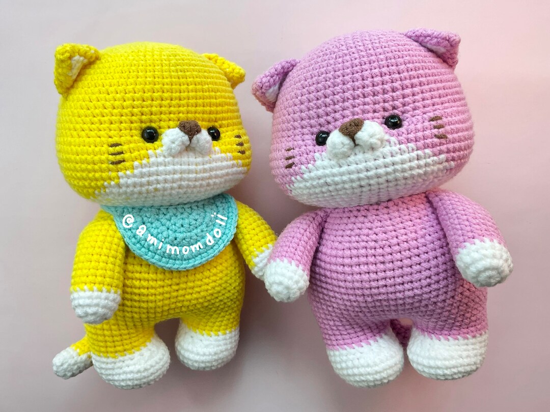 Chubby Cat Crochet Pattern/ Cat Crochet Pattern/ Cat Amigurumi Pattern ...
