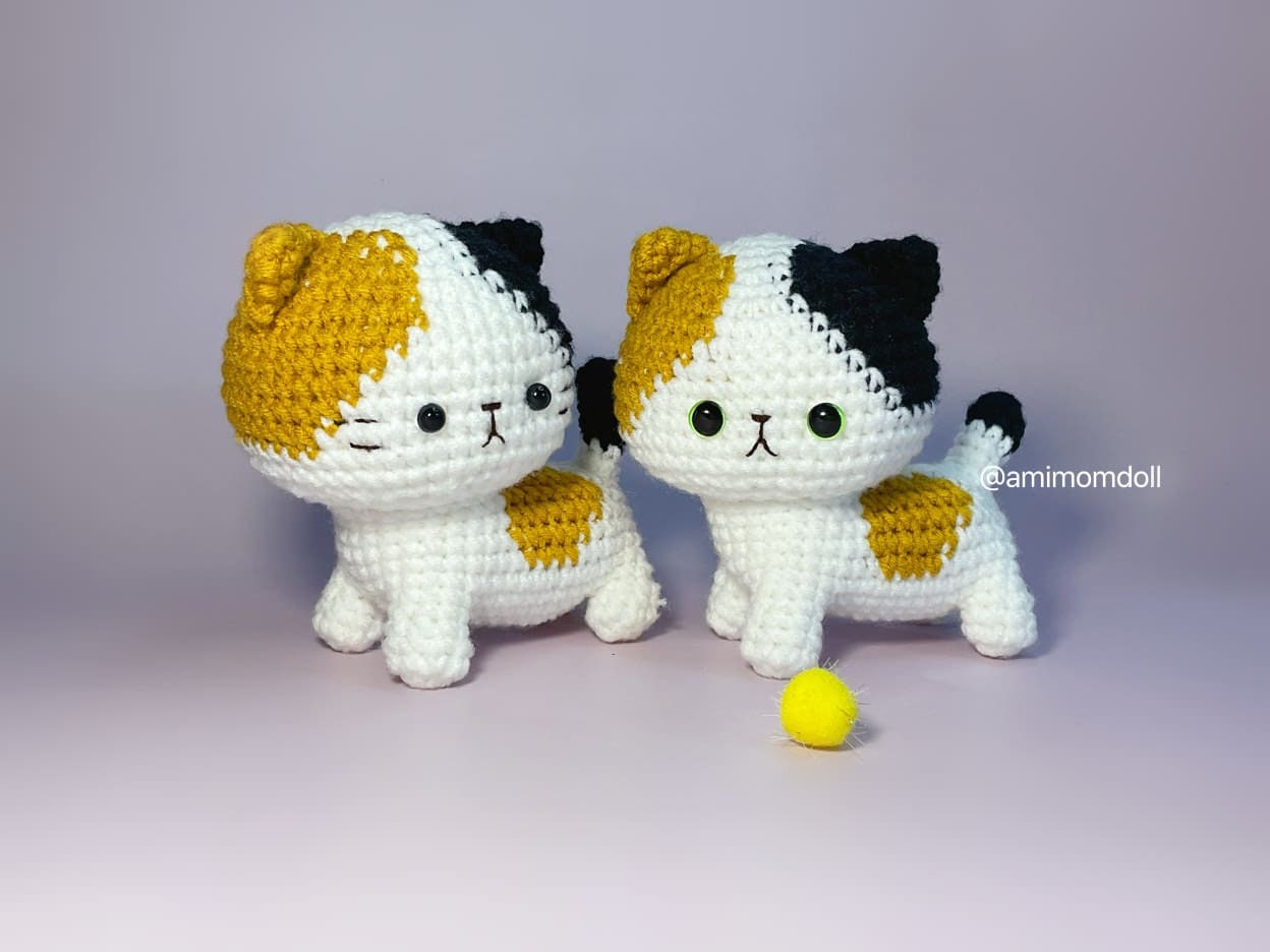 Crochet Cat Pattern/ Calico Cat Pattern - Etsy