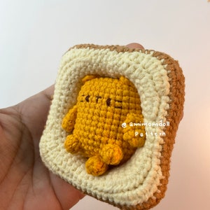 Cat Pattern/cat Amigurumi Pattern/cat Crochet Pattern/cat in the Bread ...