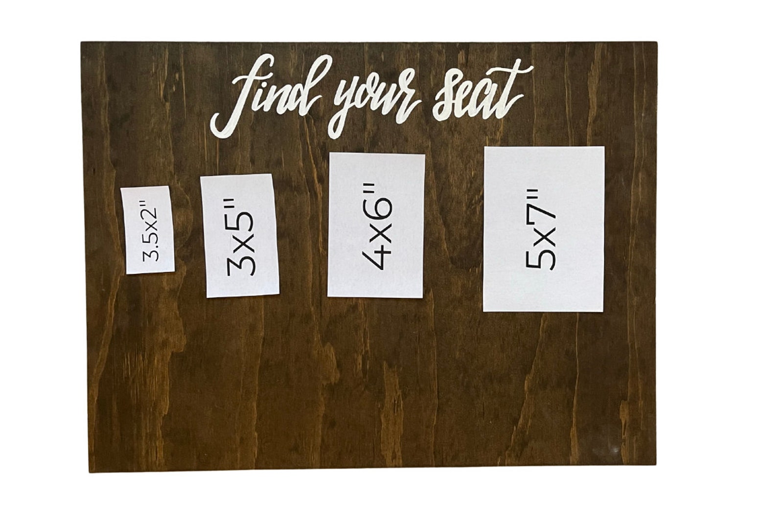 Your Seat Awaits Hand Painted Wedding Sign // Wedding Seating - Etsy