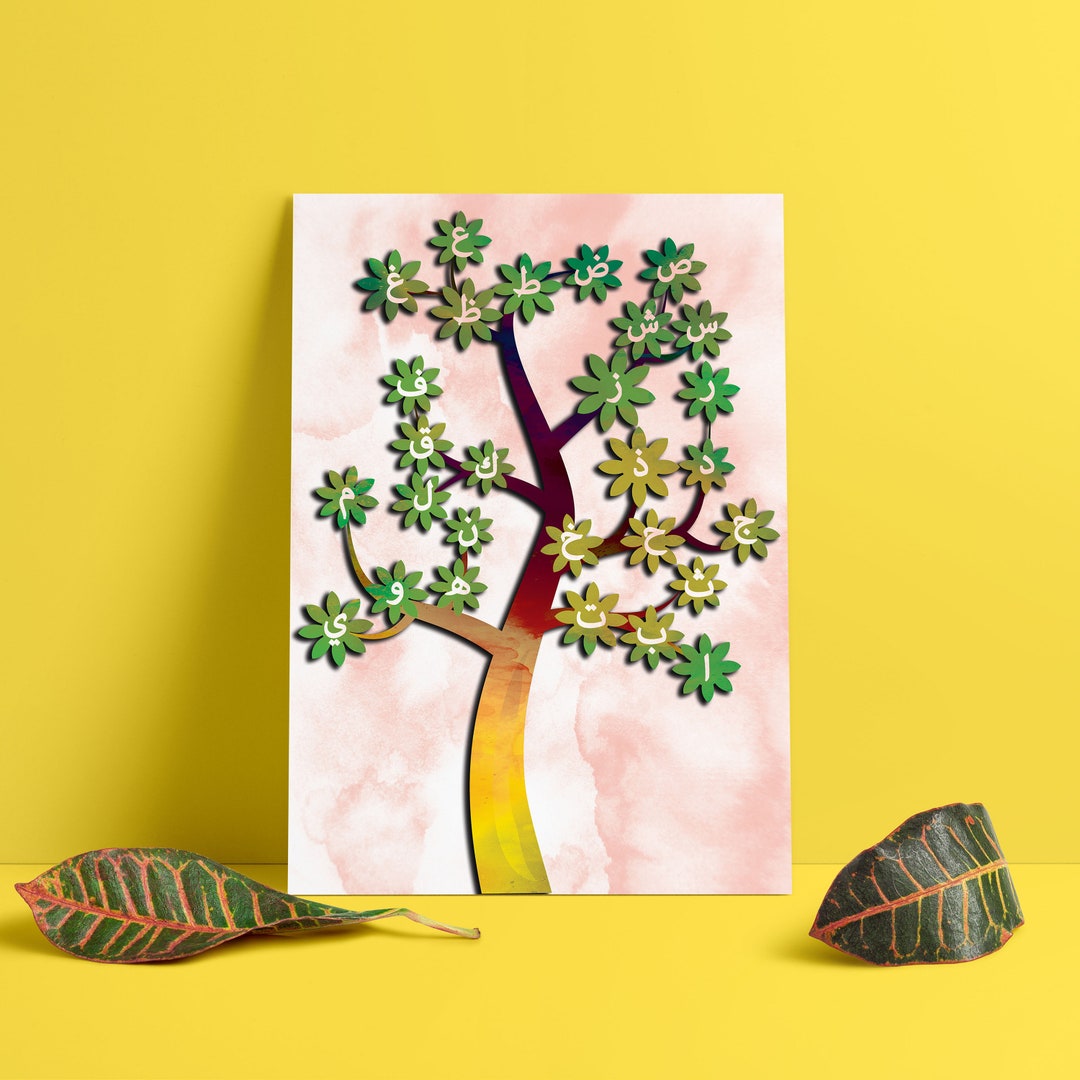 Arabic Letters For Children Arabic Language Arabic Art For Kids