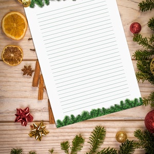 Christmas Stationary Santa Letters to Kids Downloadable - Etsy