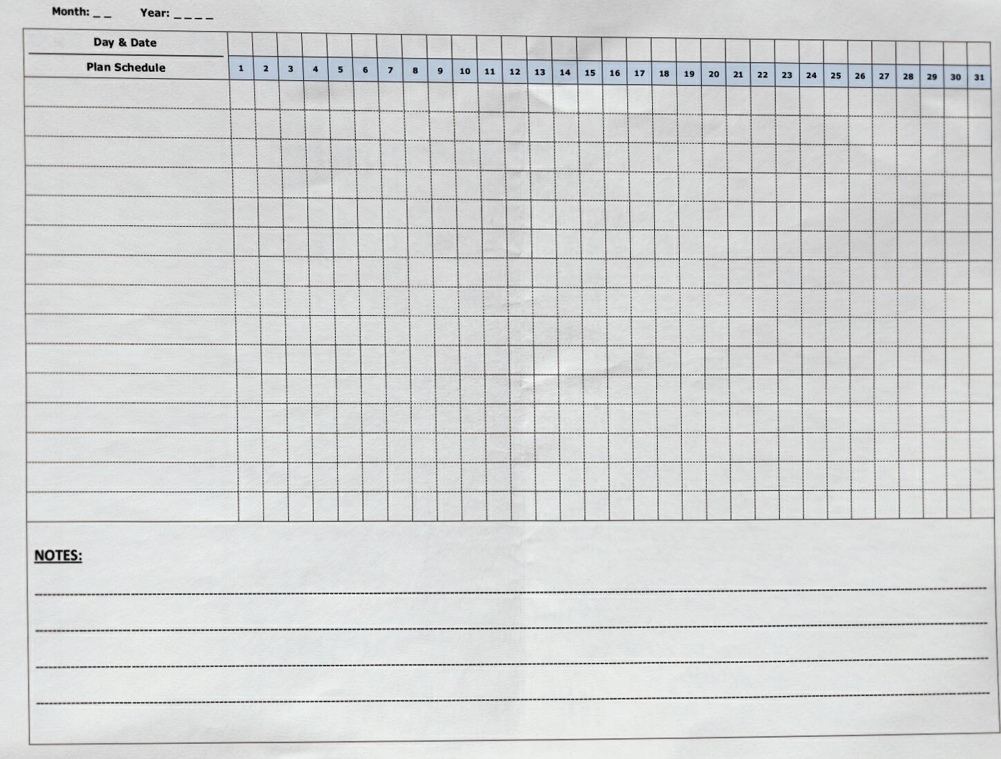 Printable Habit Tracker Daily/weekly/monthly/yearly, Routine Planner ...