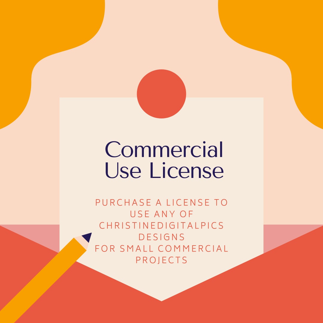 Commercial Use License - Etsy